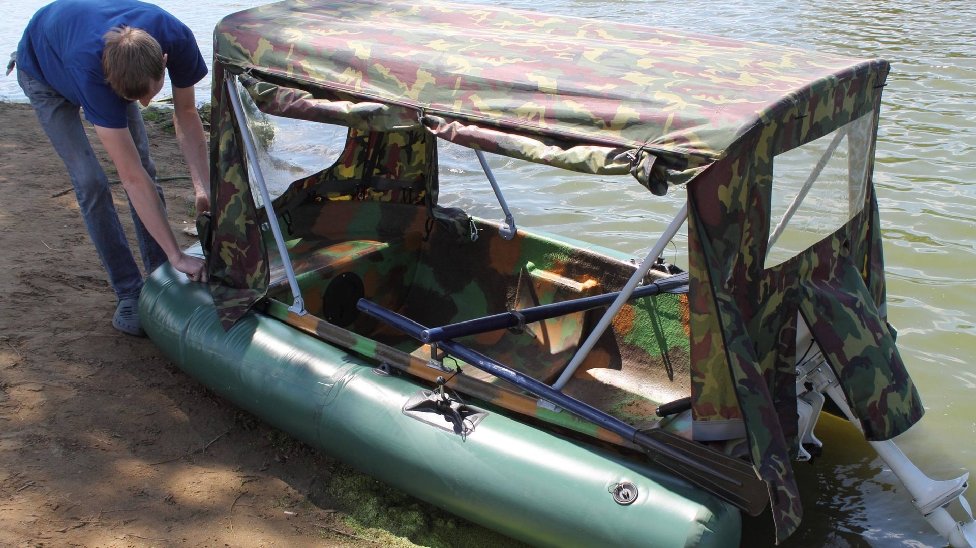 Лодка «МБ» 2.20 с надувным баллоном 02