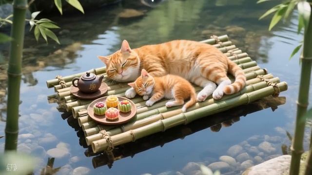 слишком жарко для котов! нужно что-то делать!