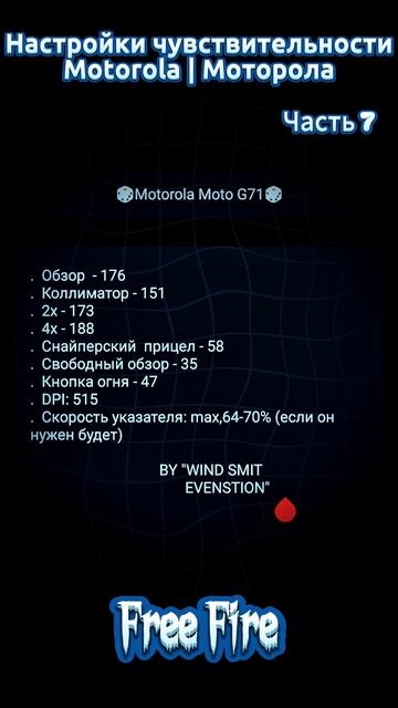 Лучшие настройки чувствительности для Motorola в Free Fire 2025!
