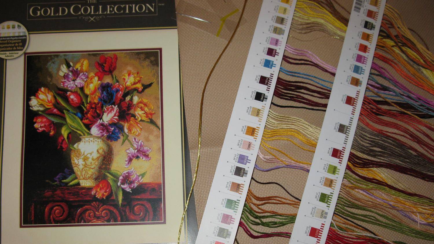 Отшив проекта DIMENSIONS " Попугайские тюльпаны" отчет 22