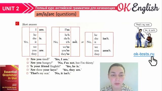 1B_ Короткие Ответы - to be, спрашиваем и отвечаем