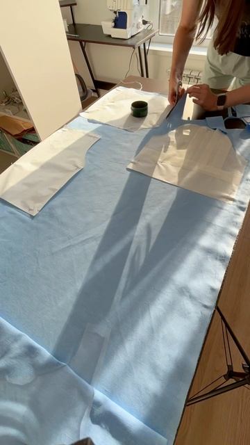 Сшила платье изо льна ❤️ #учусьшить #шитье