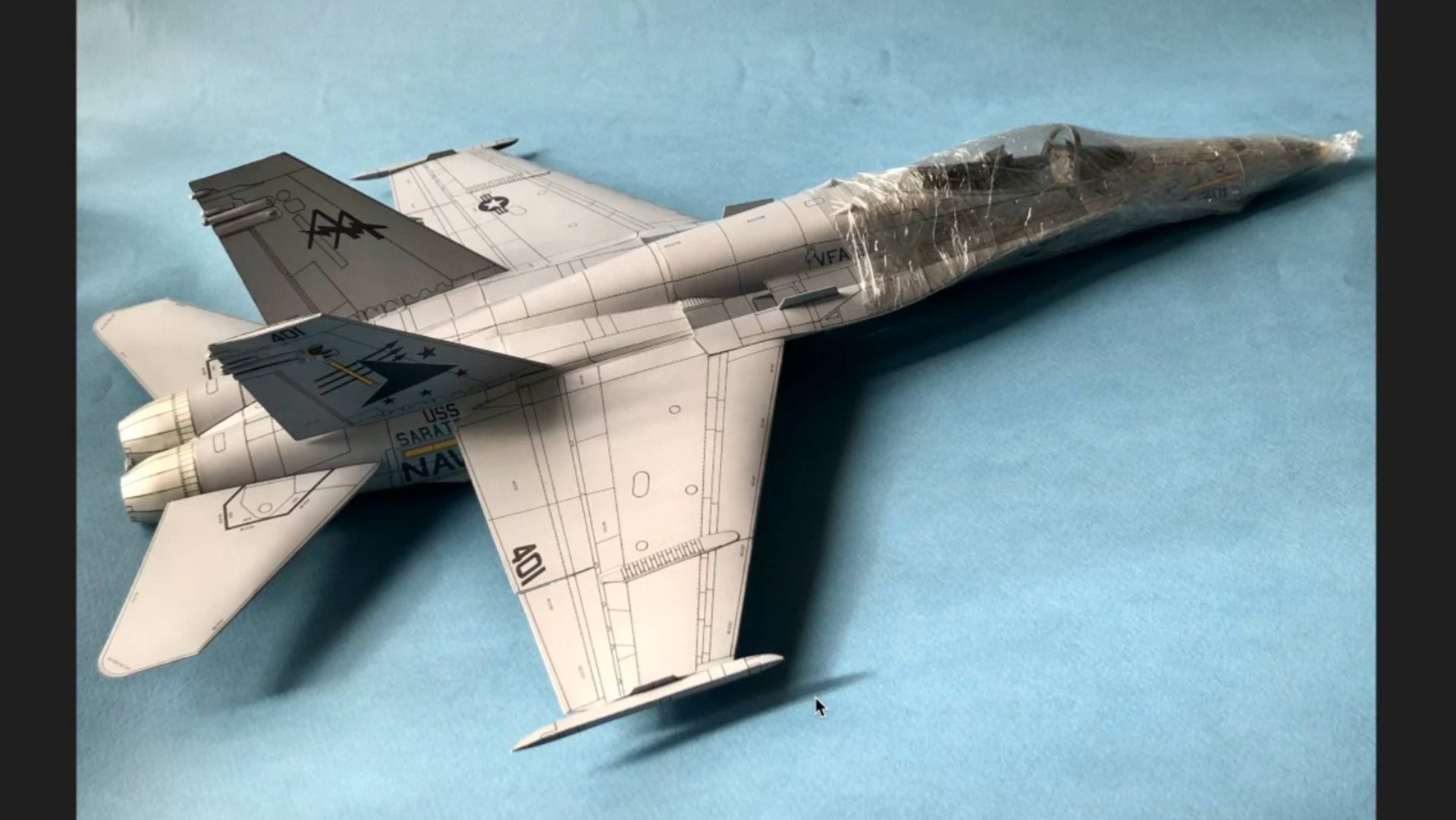 F18 hornet. Рассказ о сборке бумажной модели от Halinsky. Часть 4-я (не последняя).