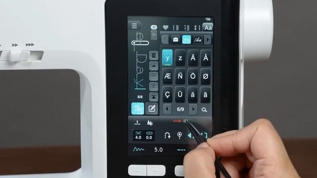 NECCHI 700 | Комбинирование схем стежков