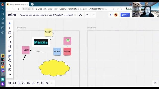 MIRO/ МИРО обзор функционала меню слева