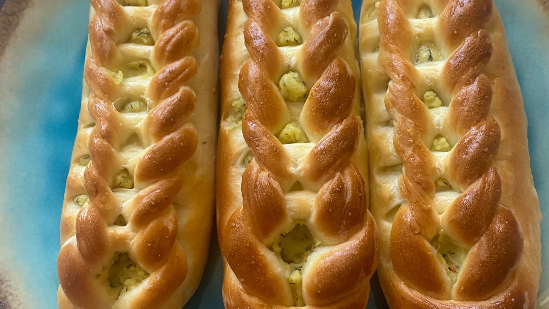 Булочки с картошкой и сыром в духовке