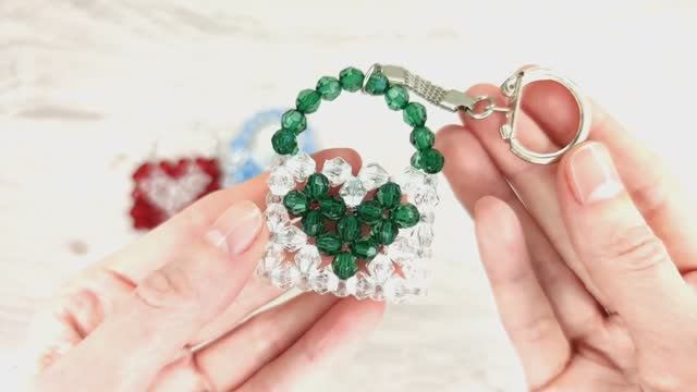 Мастер-класс Маленькая Сумочка из Бусин👜 Техника крестик