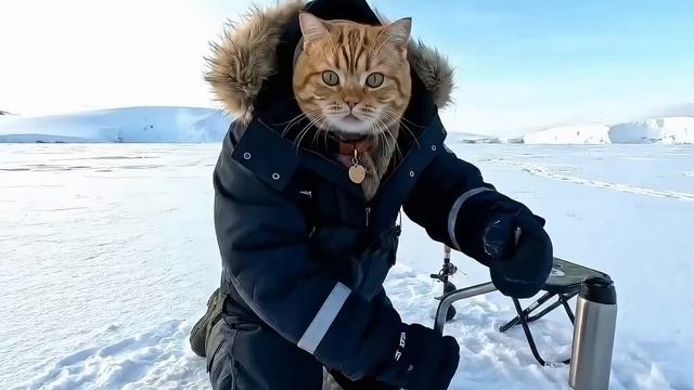 смешной влог кота с антарктиды
