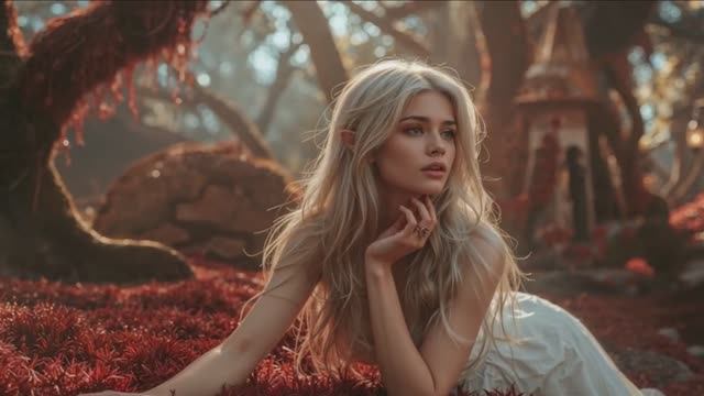 Багровый месяц - Расслабляющая средневековая атмосфера с чарующим женским вокалом, фоновая музыка