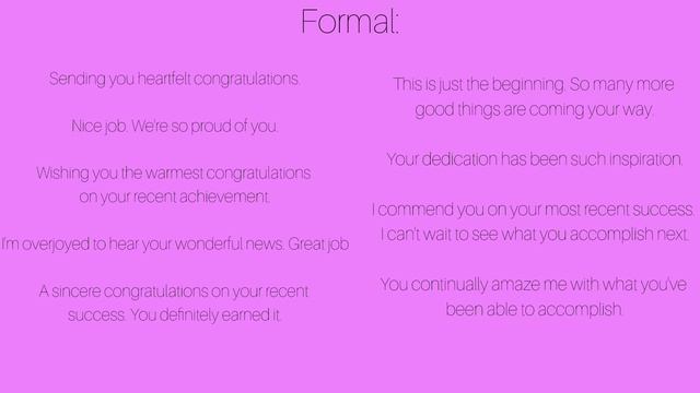 Как бы ты сказал Поздравляю! How would you say Congratulations!