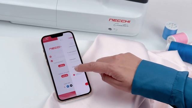 NECCHI 700 | Подключение машины. Установка приложений.