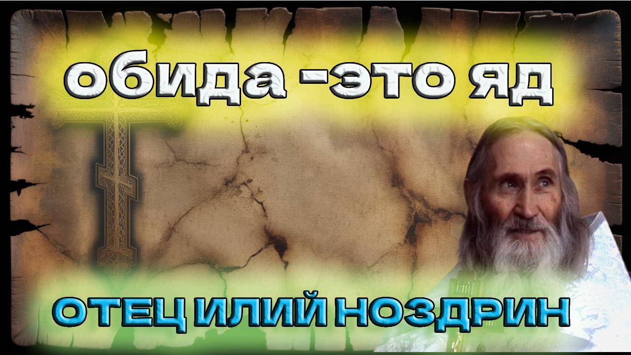 Старец Илий Ноздрин предупреждает: Обида - это яд для вашей души