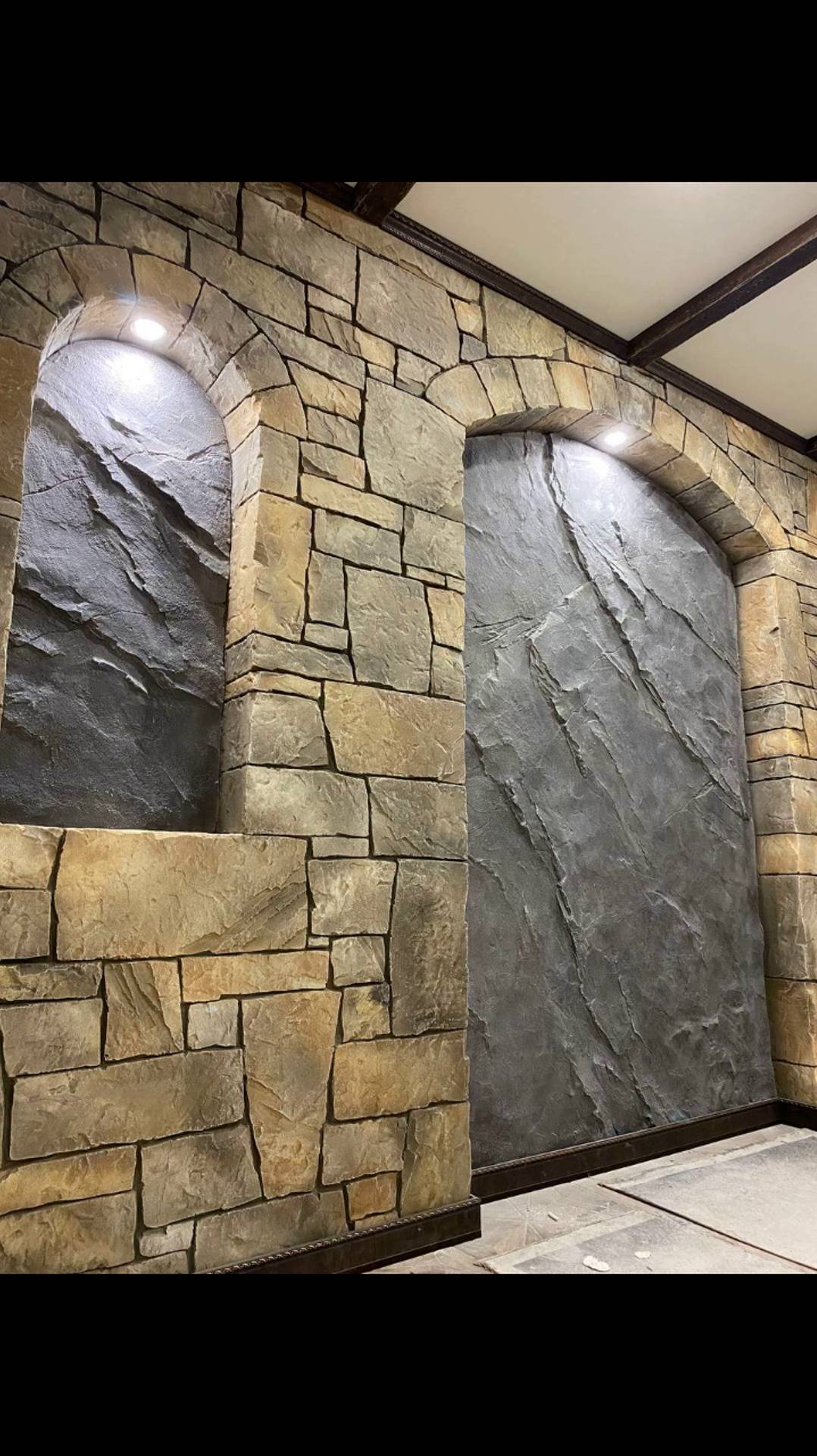 оформление стены декоративная штукатурка  скала мастер класс  Анатолий Ростов-на-дону.