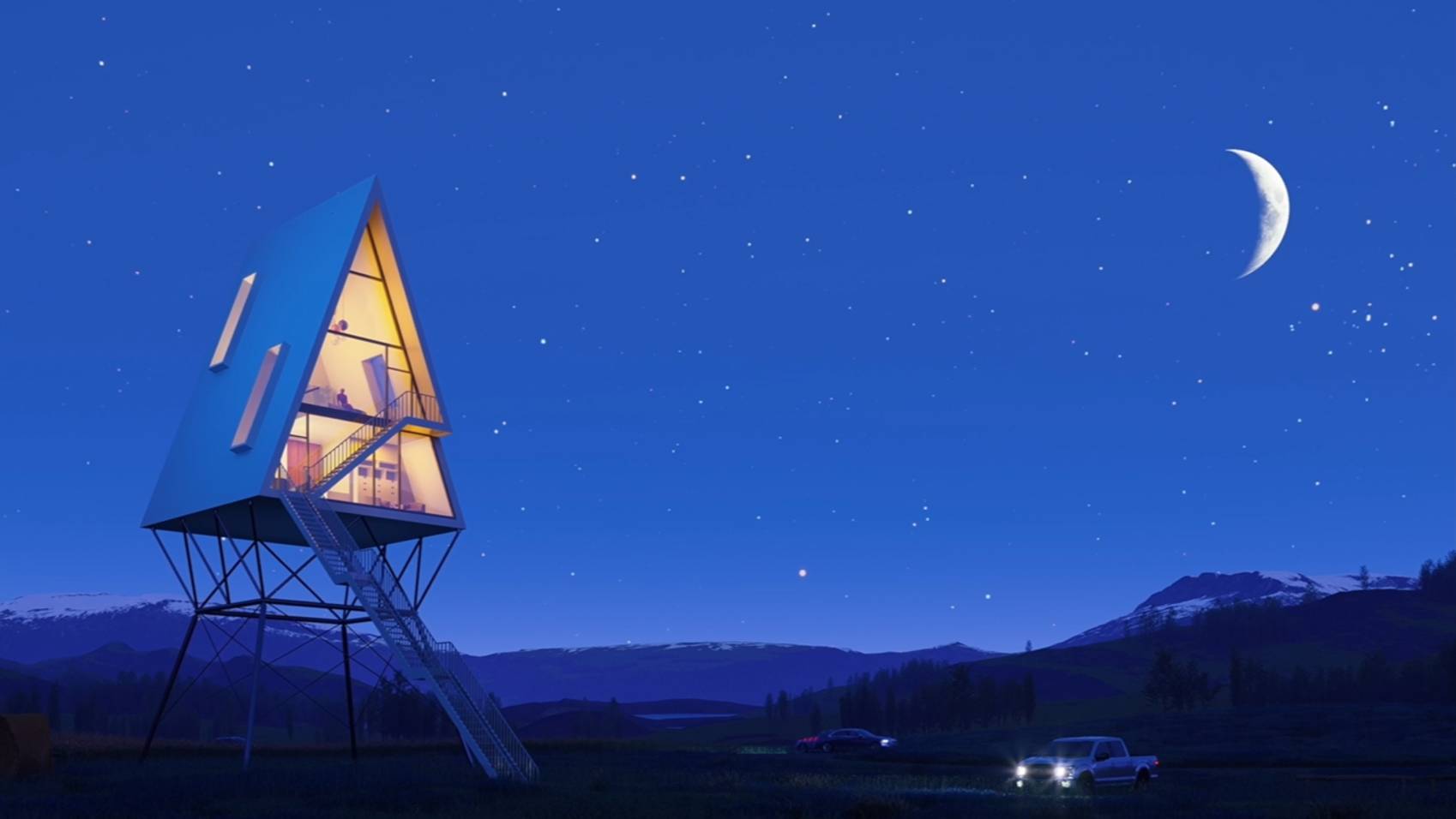 Как создать реалистичное ночное небо в рендере D5