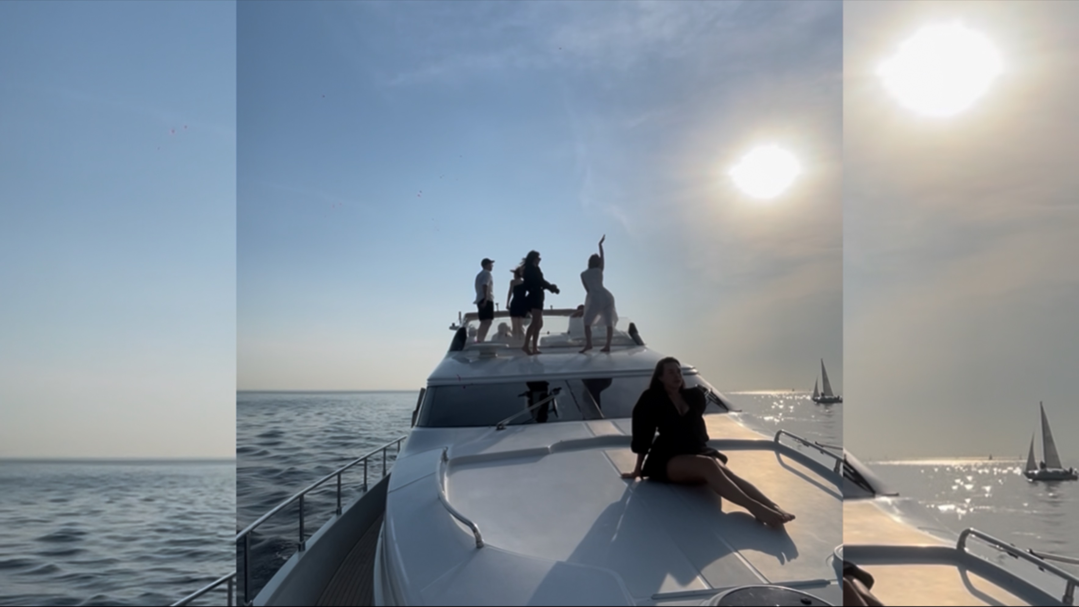 Влог с нашей прогулки на яхте