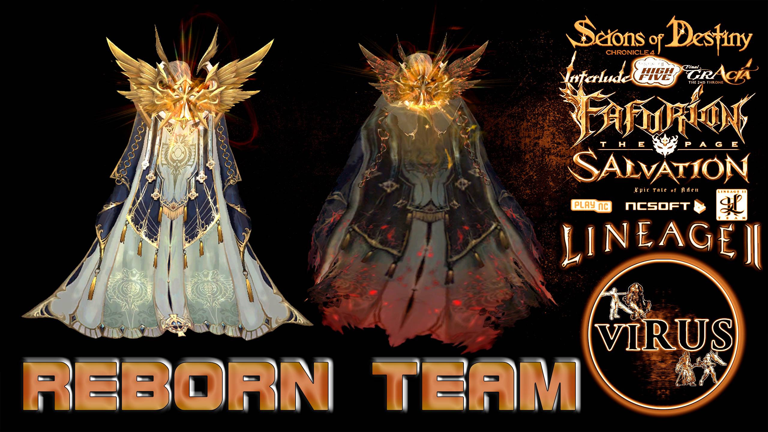 New Improved Cloaks for Reborn Team servers. LINEAGE II-Grand Crusade ◄√i®uS►