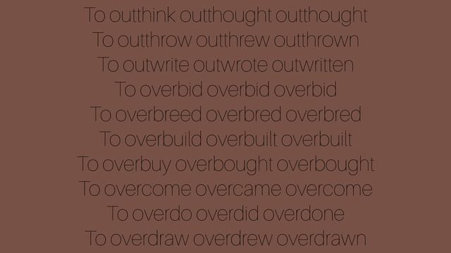 Неправильные Глаголы Часть 17 Irregular Verbs Part 17