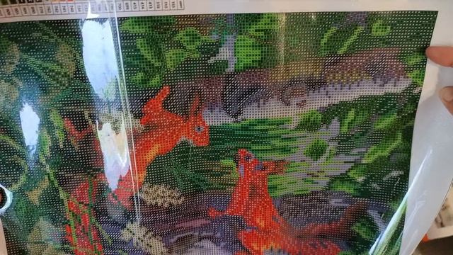 Алмазная мозаика.Алмазная вышивка. Обзор комплектов из запасов.