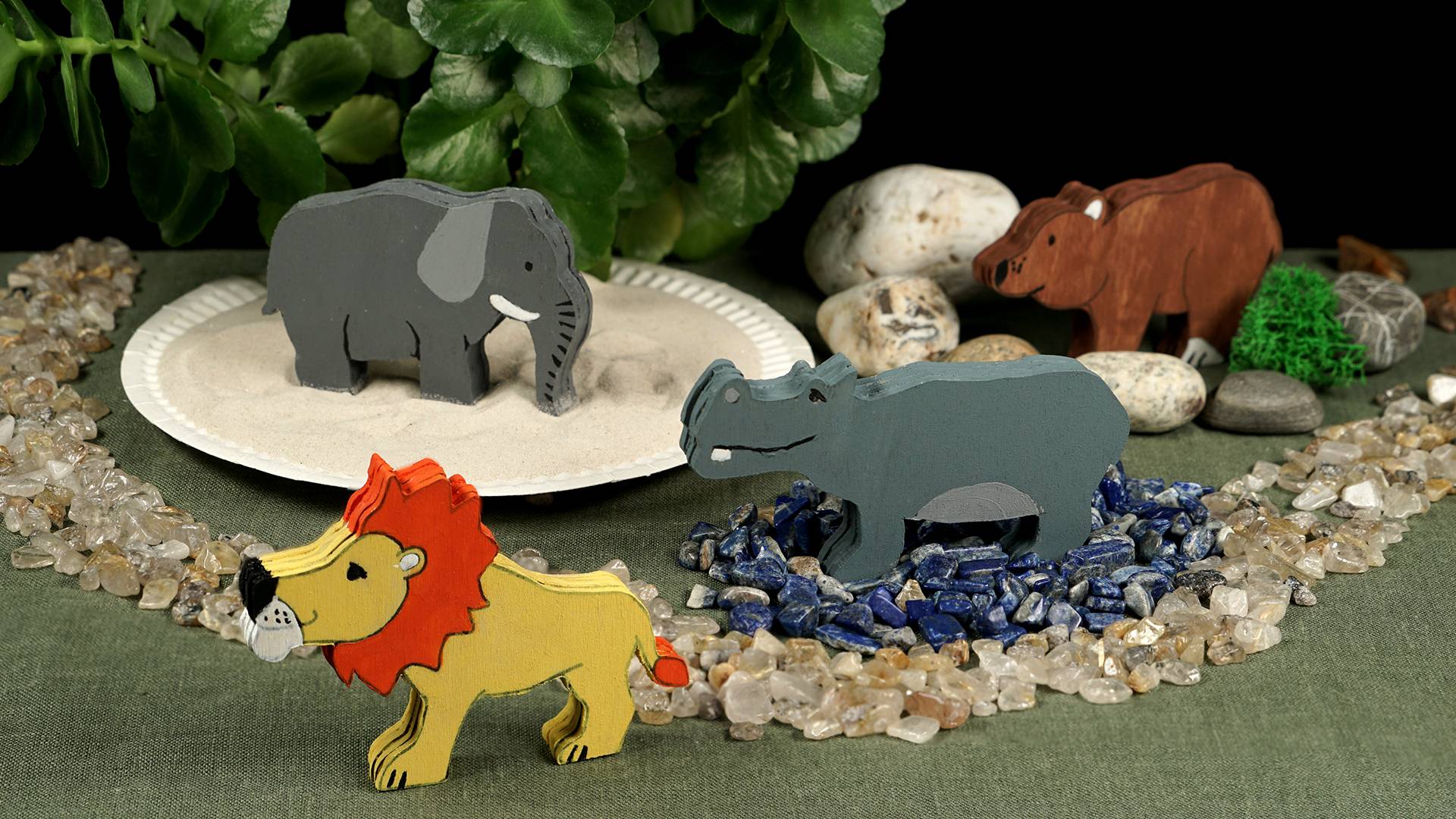 IX. Выпиливаем животных Африки из фанеры Pebaro 350-1S