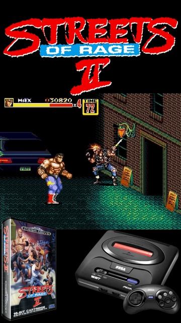 Streets of Rage 1-3 (Bare Knuckle 1-3 в Японии) for Sega MegaDrive #megadrive #streetofrage #retro