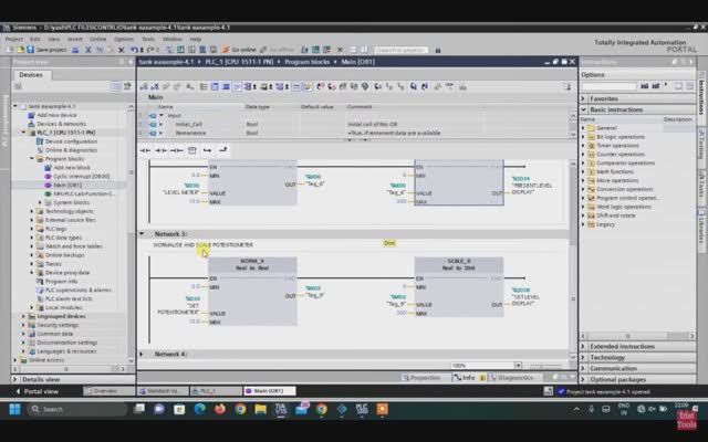 11 Управление уровнем в резервуаре с помощью ПИД-регулятора. Factory I/O и программирование LAD