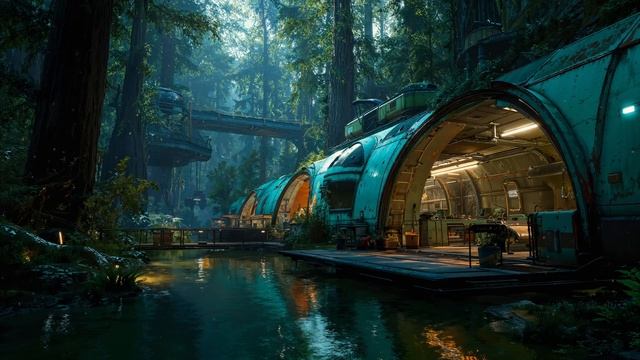 Biosphere Lost 2  Deep Calming Sci-Fi Ambient Music 1080