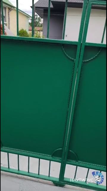 Покраска выезда из гаража полиуретановой эмалью УРЕТАН ПОЛ 1К от Наутилус