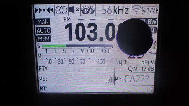[Tropo] 103.0 v Baltiyskiy Bereg (Sosnovyi Bor)(Leningrad region)~139km 205° 50 m 0.1 kW (TRP)