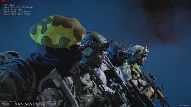 Боец поддержки Бурбон-шок и трепет в игре Калибр