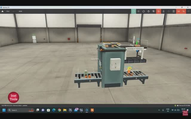 19 Паллетайзер. Создание (пример). Factory I/O.