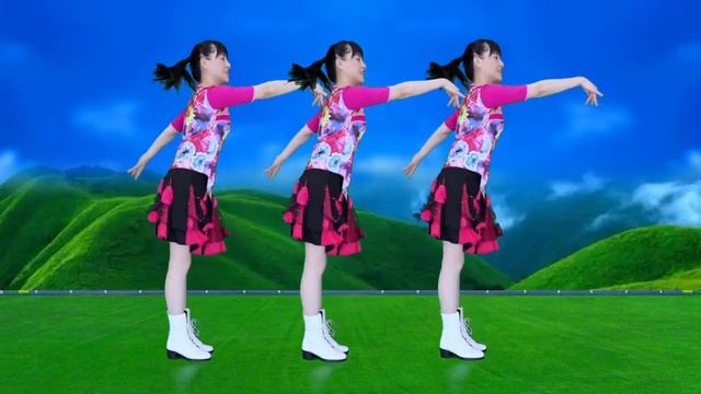 Bài ca dân ca ”Tiểu Mỵ Nương Trên Núi Trà” phiên bản dạy múa dân tộc xinh đẹp, mọi người lớn lẫn nh