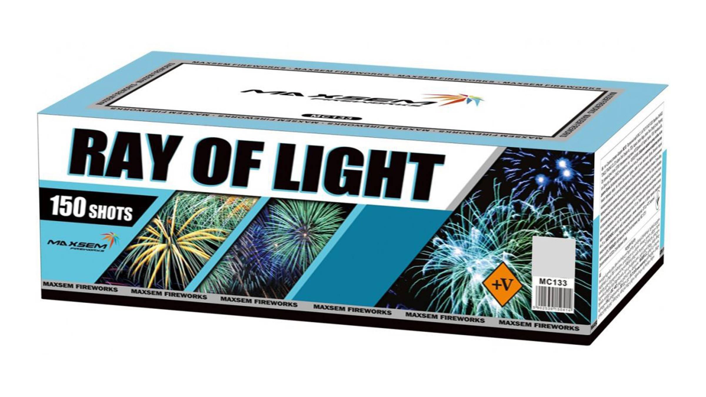 MC133 Веерный салют "RAY OF LIGHT" (0,8" х 150 залпов) "Maxsem"