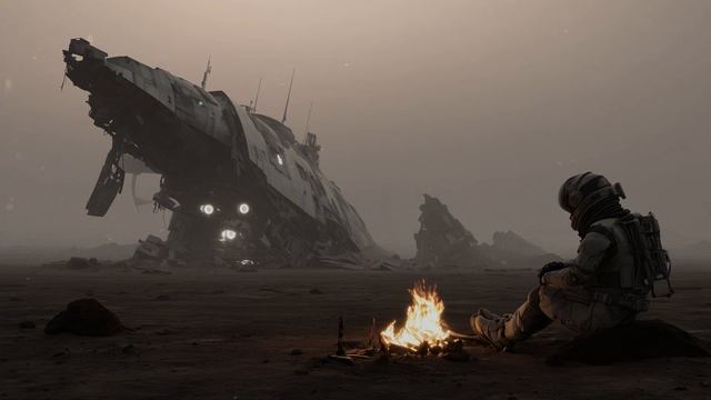 STRANDED Dark Sci-Fi Ambient Soundscape for Restful Sleep, Focus, Study - 1 Hour Background Music