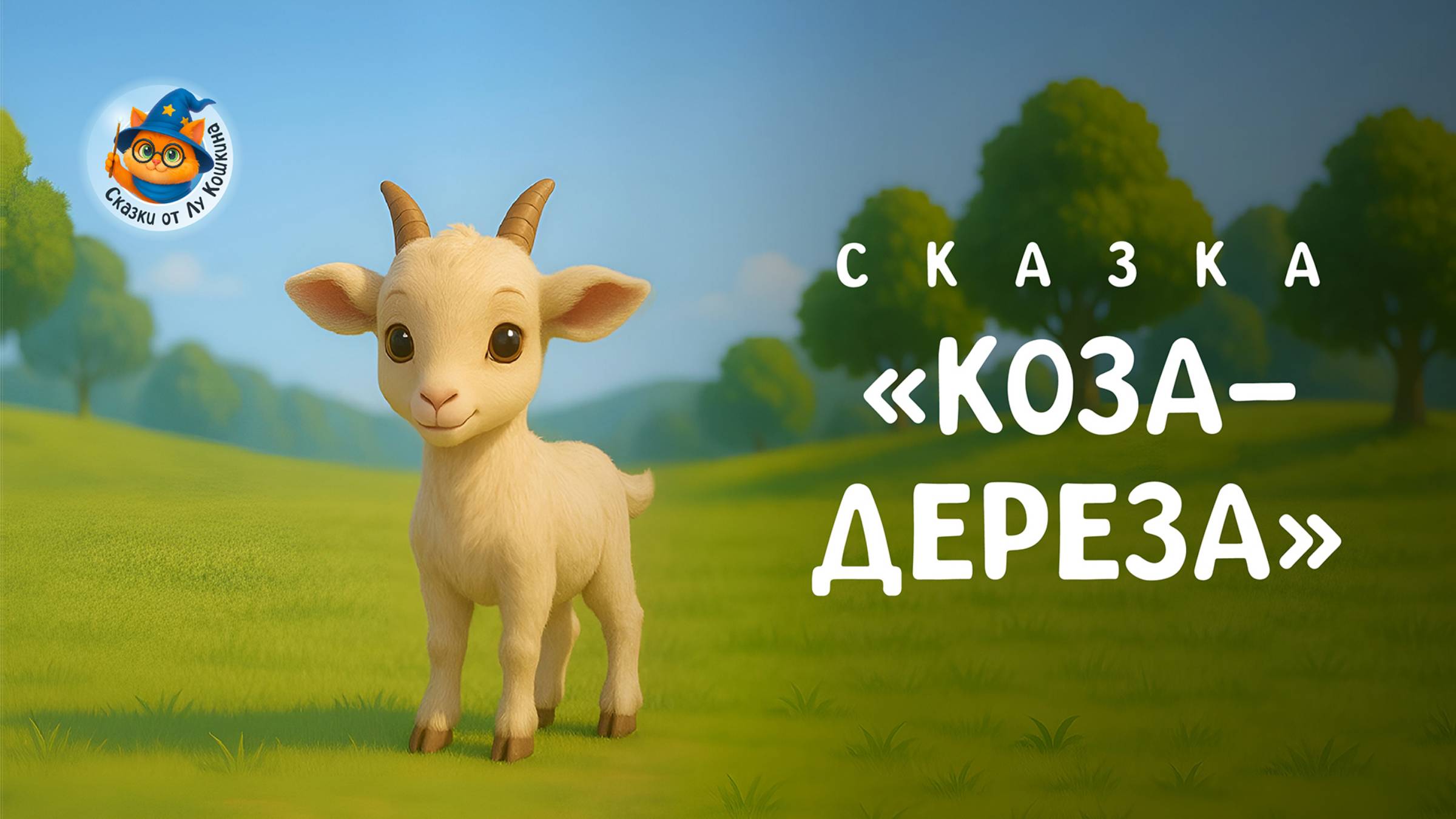 Коза-дереза — хитрая, вредная, но пойманная! | Сказки от Лу Кошкина