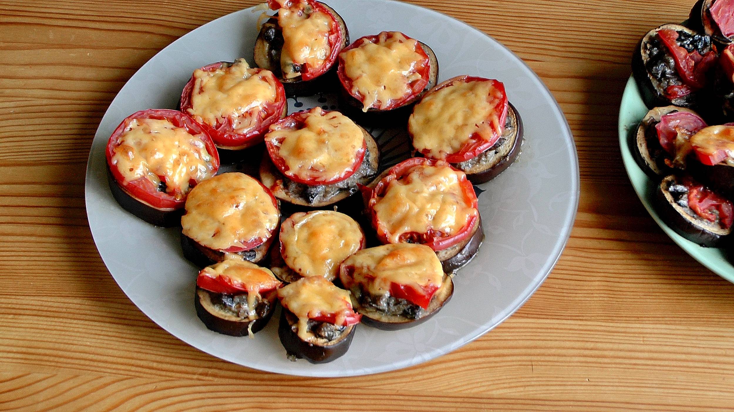 Баклажаны, Фаршированные Грибами. Баклажаны запеченные в духовке. Закуска из баклажанов