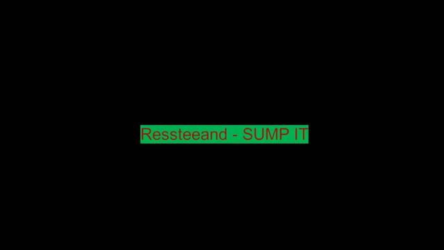 Ressteeand - SUMP IT (Премьера альбома, 2025)