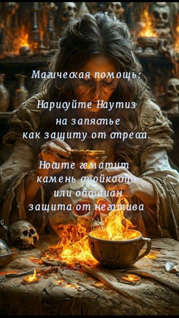 НАУТИЗ РУНА ДНЯ.ЧТО НАДО ЗНАТЬ