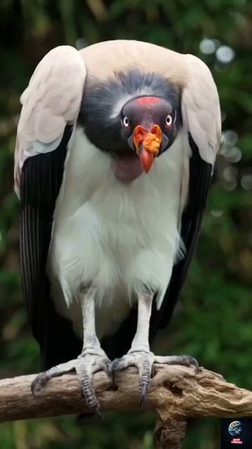 Королевский гриф — наиболее пёстро окрашенный вид из семейства американских грифов.