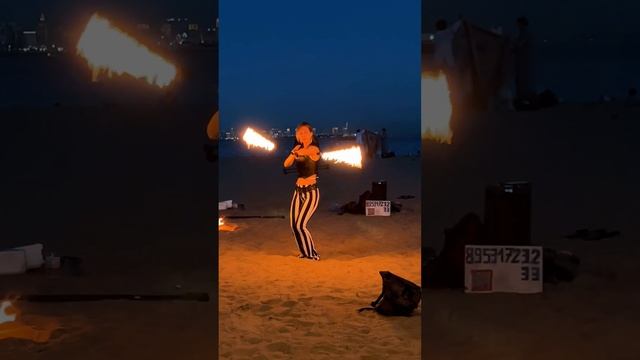 Фаер-шоу в парке 300-летия