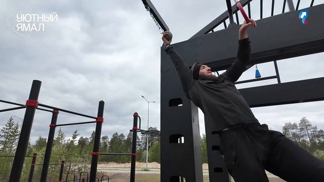 Русский ниндзя "Подвесные шары и кольца"