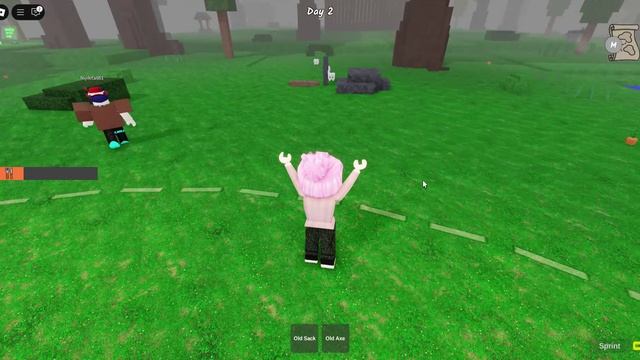 Roblox Выживаем 99 ночей с моим другом