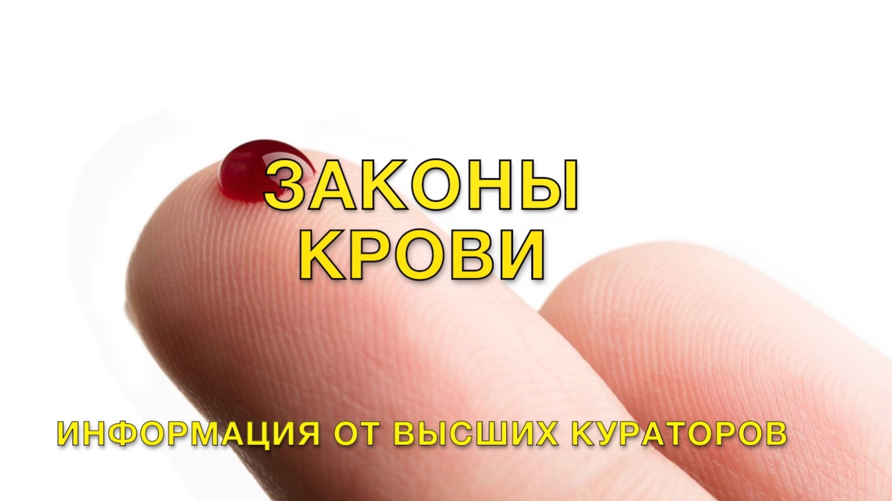 Законы крови