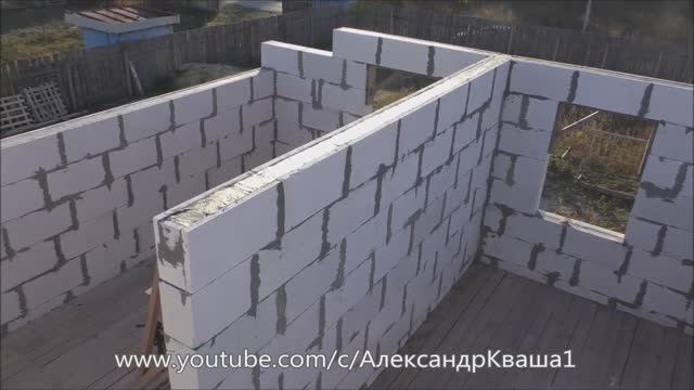 Перемычки над проемами из газобетона своими руками