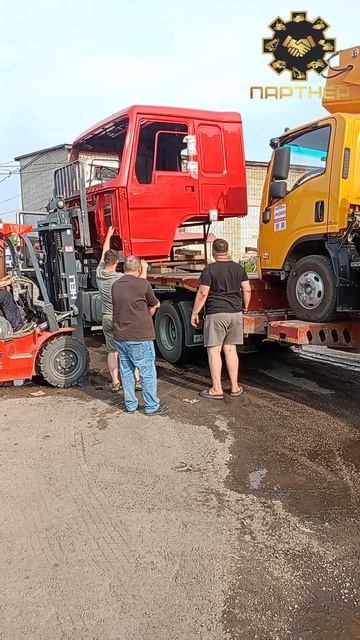Погрузка Каркаса Howo hw76
