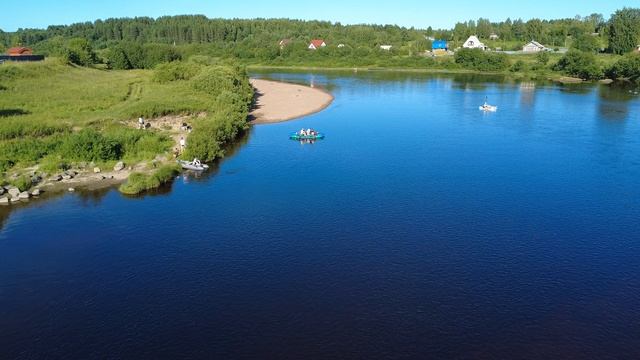Пляжи р. Вага, Филяевская и Аргуновский.