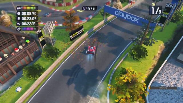 Bang Bang Racing (XBOX 360) (ARCADE) Полное прохождение на 400 очков с ...