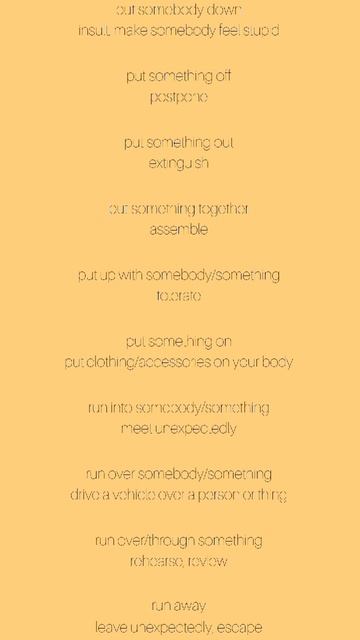 Фразовые Глаголы 17 Phrasal Verbs 17