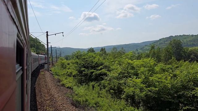 Красоты Дальнего Востока из открытого окна поезда. Июль 2025.