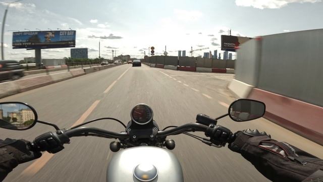 Вдоль набережной на Harley-Davidson Sportster 1200 Часть 4