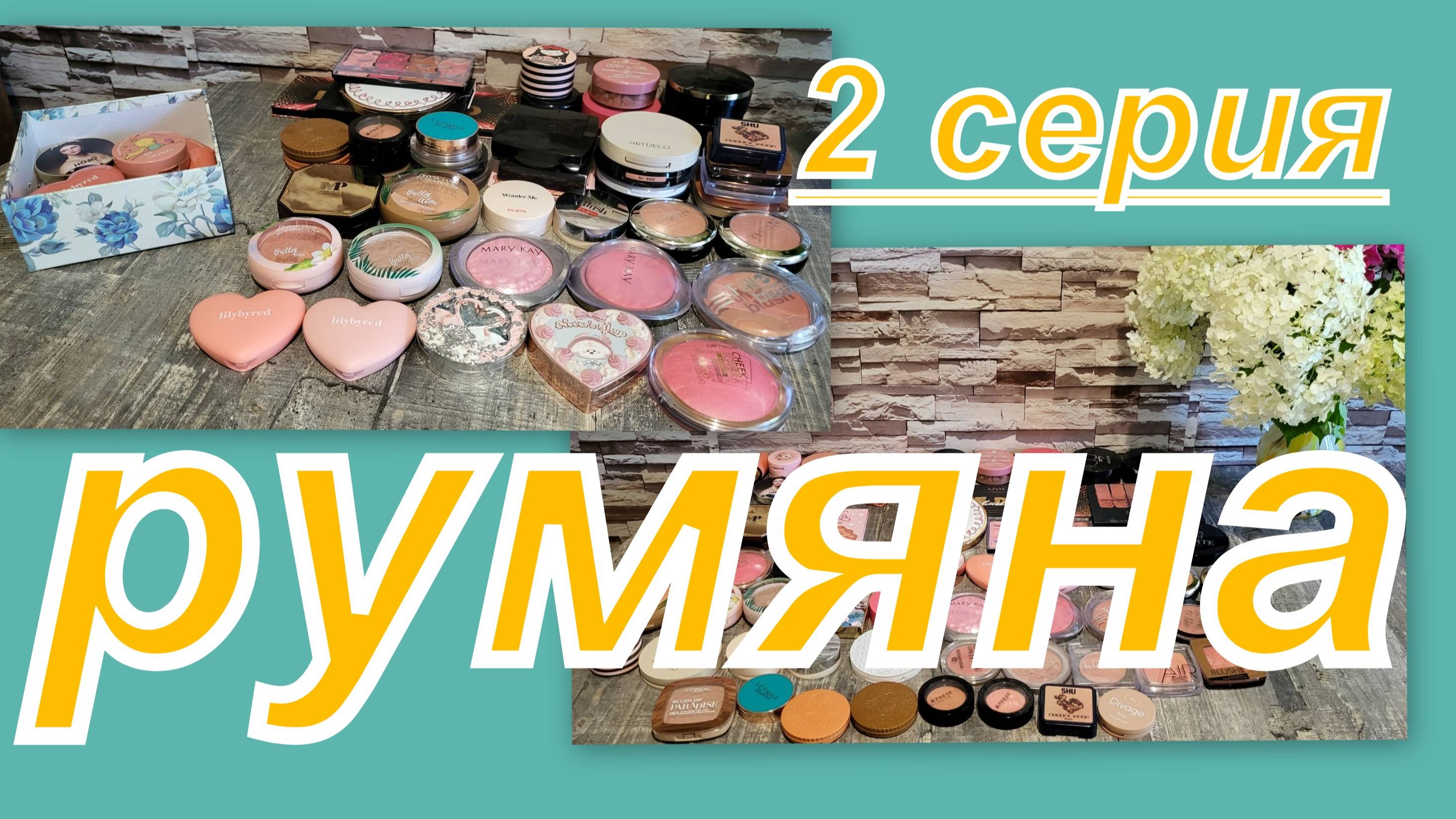 КОЛЛЕКЦИЯ РУМЯН -25г (2 часть) ИНВЕНТАРИЗАЦИЯ